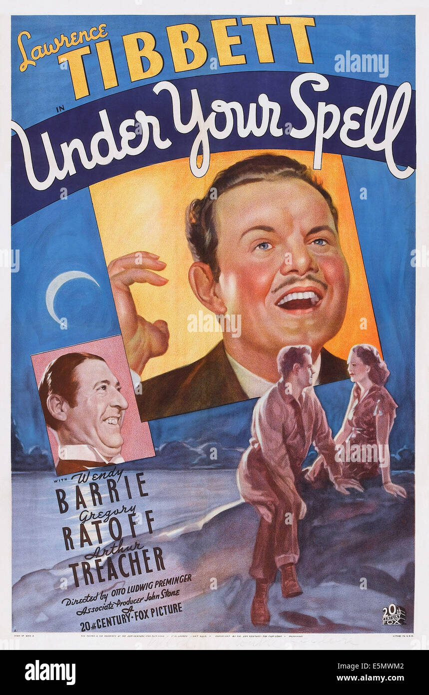 UNDER YOUR SPELL, top l-r: Arthur Treacher, Lawrence Tibbett, bottom l ...