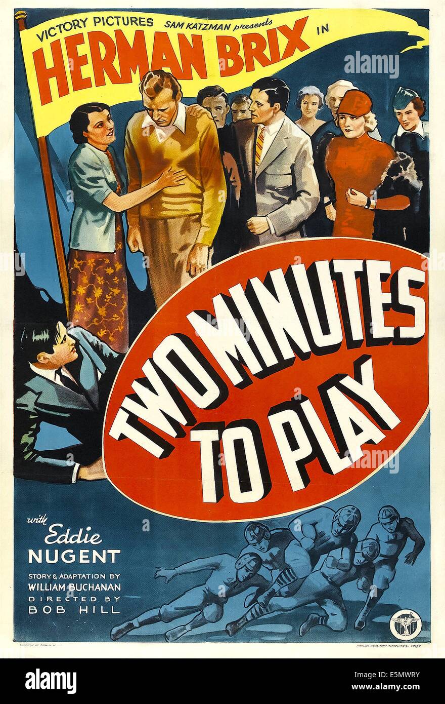 TWO MINUTES TO PLAY, second from left: Herman Brix (aka Bruce Bennett ...