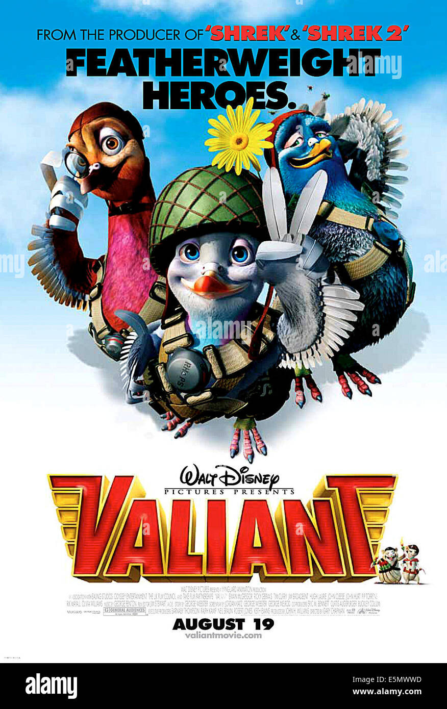 VALIENT, 2005, (c) Walt Disney/courtesy Everett Collection Stock Photo ...