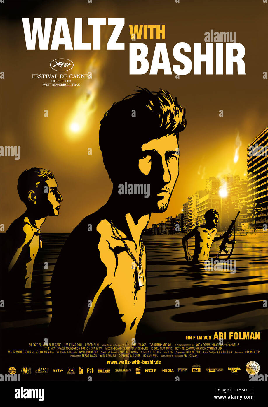 WALTZ WITH BASHIR, German poster art, 2008. ©Sony Pictures Classics ...