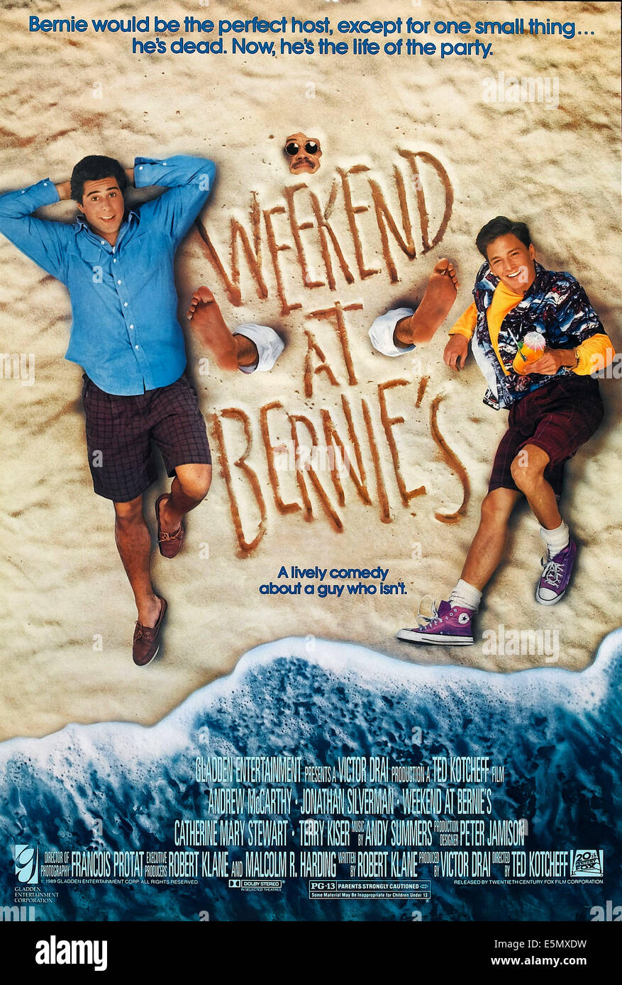 Weekend at bernie's poster hi-res stock photography and images - Alamy