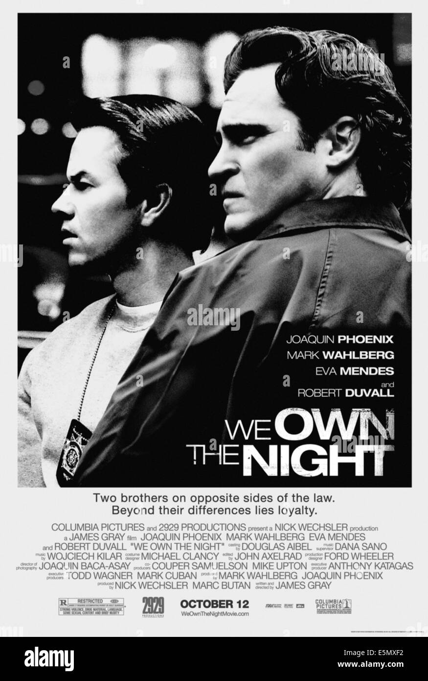 WE OWN THE NIGHT, Mark Wahlberg, Joaquin Phoenix, 2007. ©Columbia ...