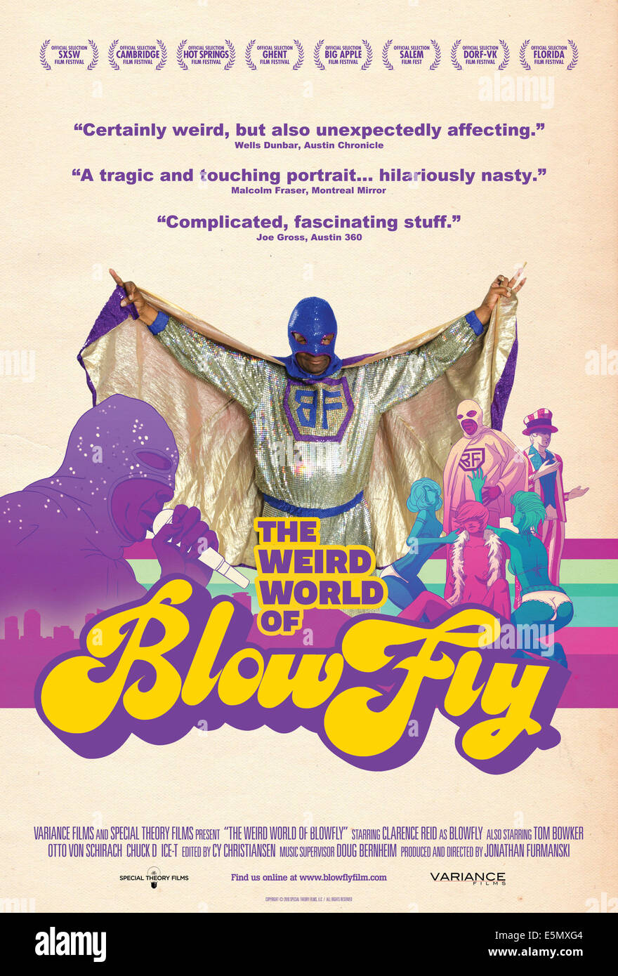 THE WEIRD WORLD OF BLOWFLY, Clarence Reid (as Blowfly) on US poster art ...