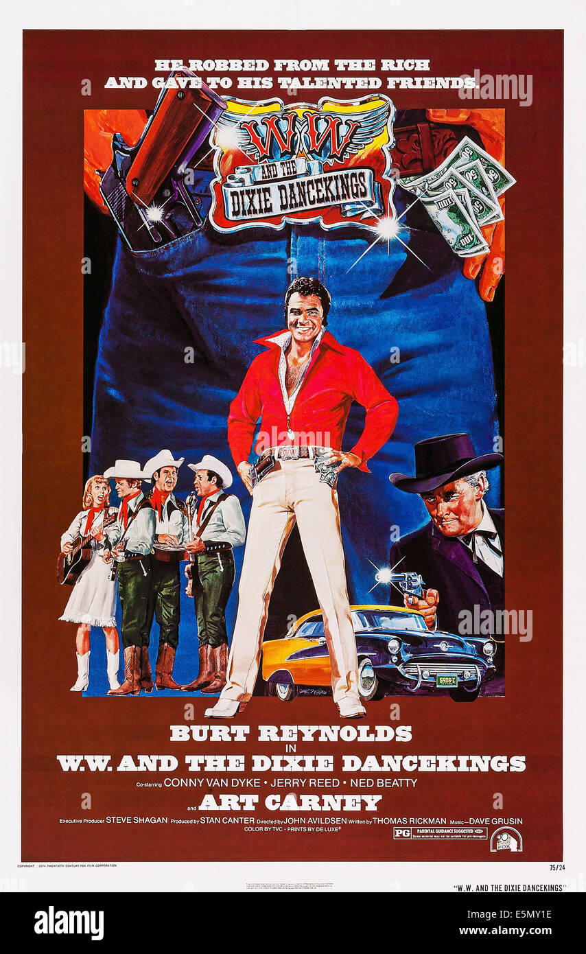 Burt reynolds w w and the dixie hi-res stock photography and images - Alamy