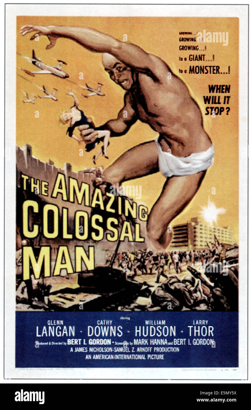 THE AMAZING COLOSSAL MAN, Glenn Langan, 1957 Stock Photo - Alamy