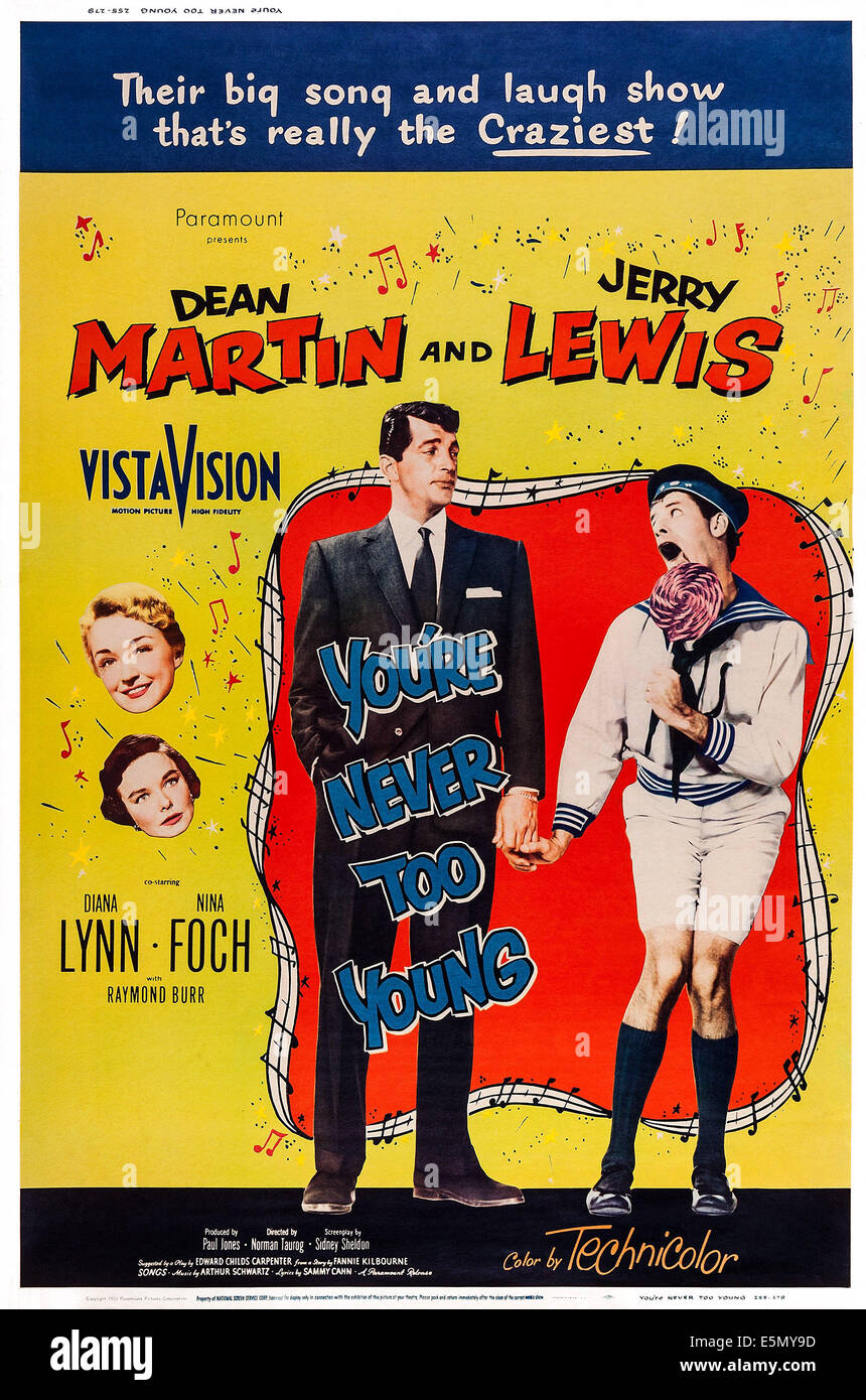 Jerry Lewis Never Too Young