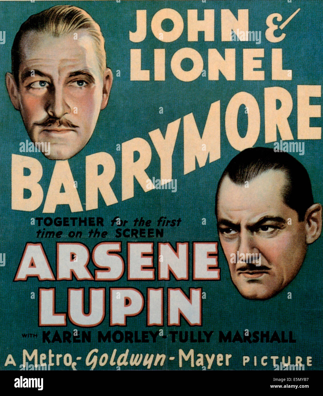 ARSENE LUPIN, from left: John Barrymore, Lionel Barrymore, 1932 Stock ... ARSENE LUPIN, from left: John Barrymore, Lionel Barrymore, 1932 Stock ...