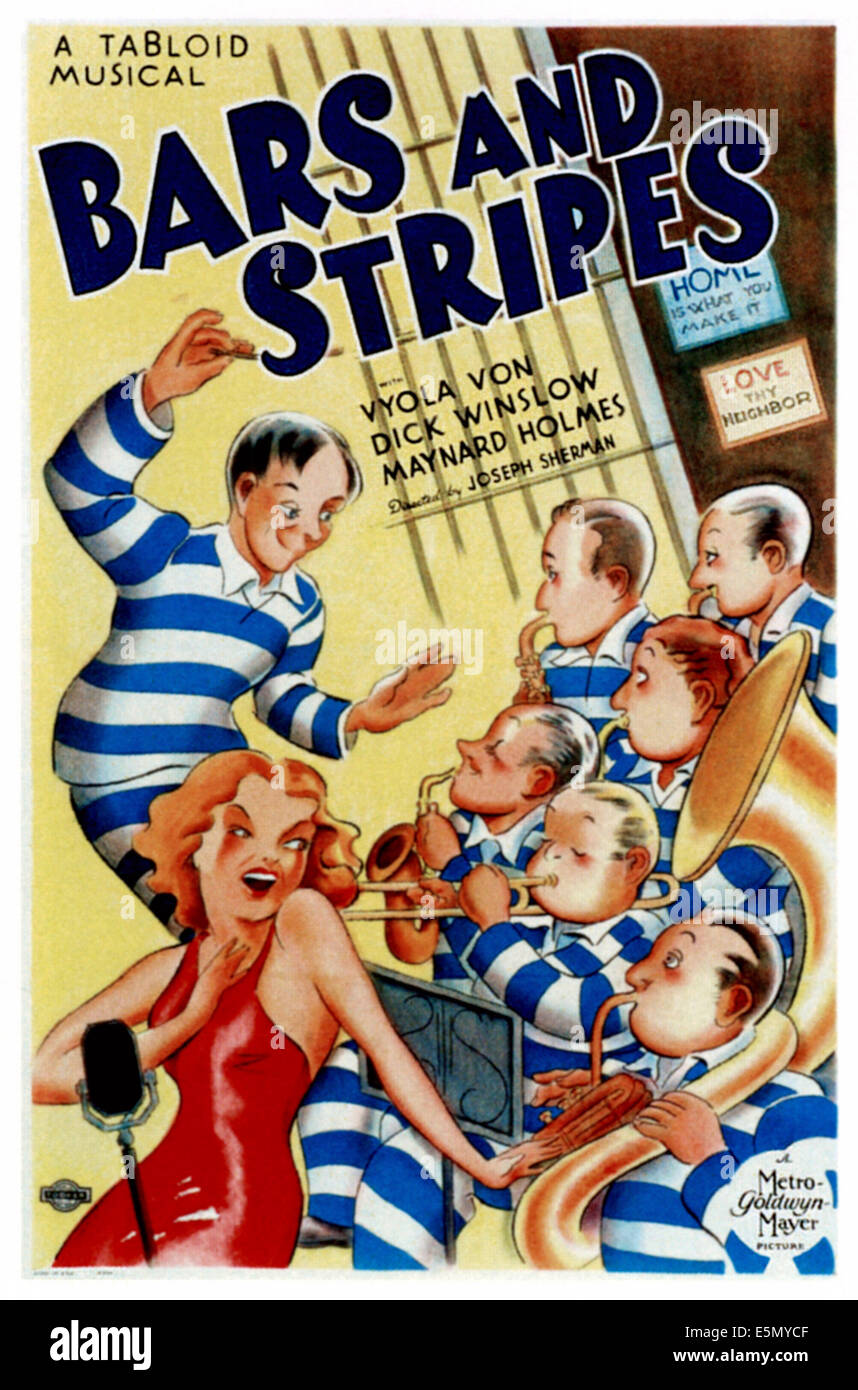 BARS AND STRIPES, poster art, 1937 Stock Photo - Alamy