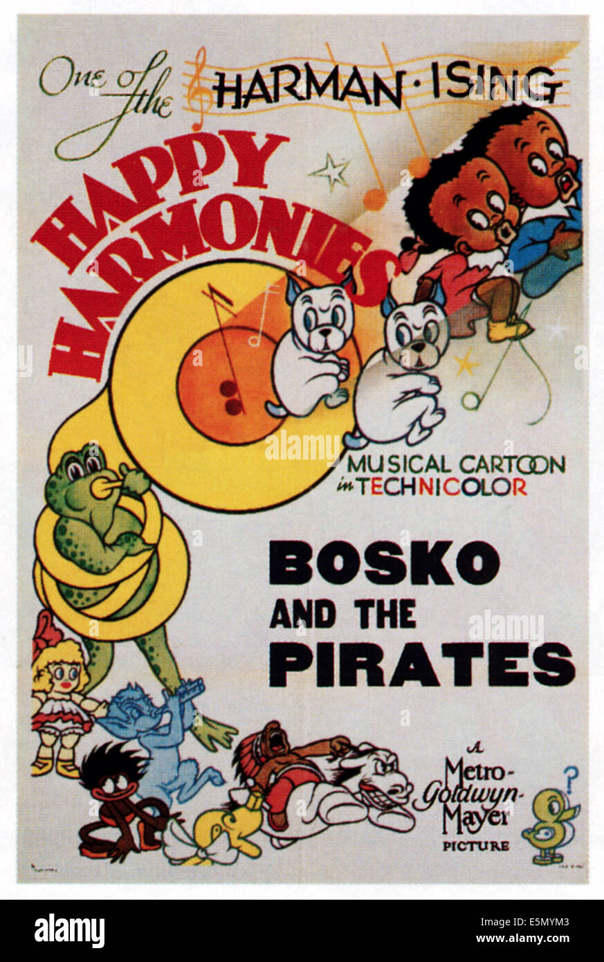 Bosko cartoon hi-res stock photography and images - Alamy