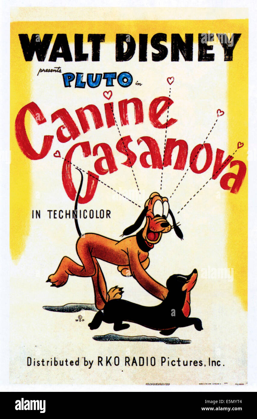 Pluto disney cartoon hi-res stock photography and images - Alamy