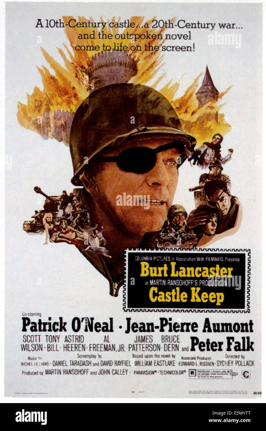 Castle keep 1969 burt lancaster hi-res stock photography and images - Alamy