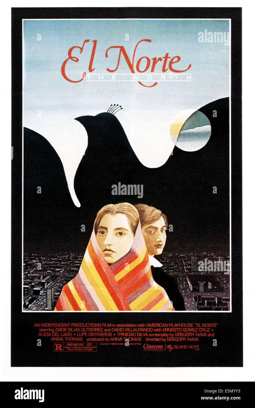 EL NORTE, poster art, 1983, ©Cinecom Pictures/courtesy Everett ...