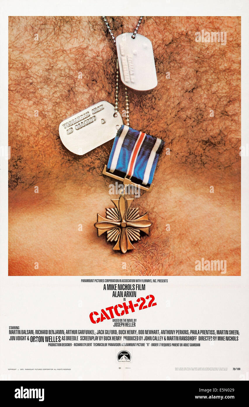 CATCH-22, US poster art, 1970 Stock Photo - Alamy