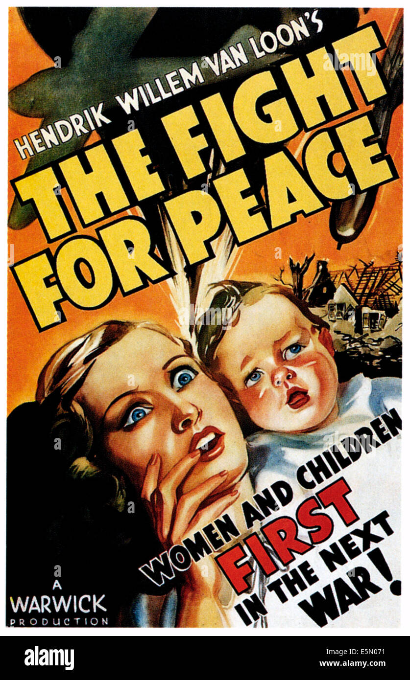 THE FIGHT FOR PEACE, 1938 Stock Photo - Alamy