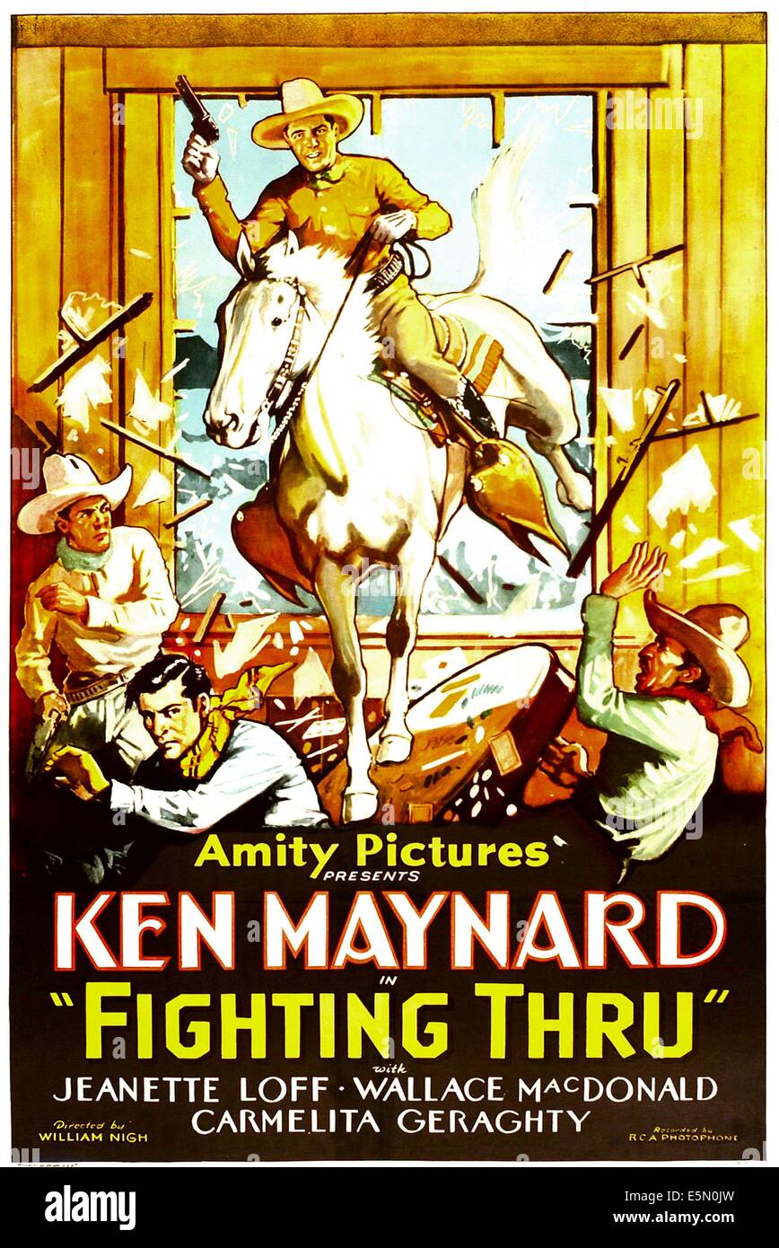 Ken maynard poster hi-res stock photography and images - Alamy