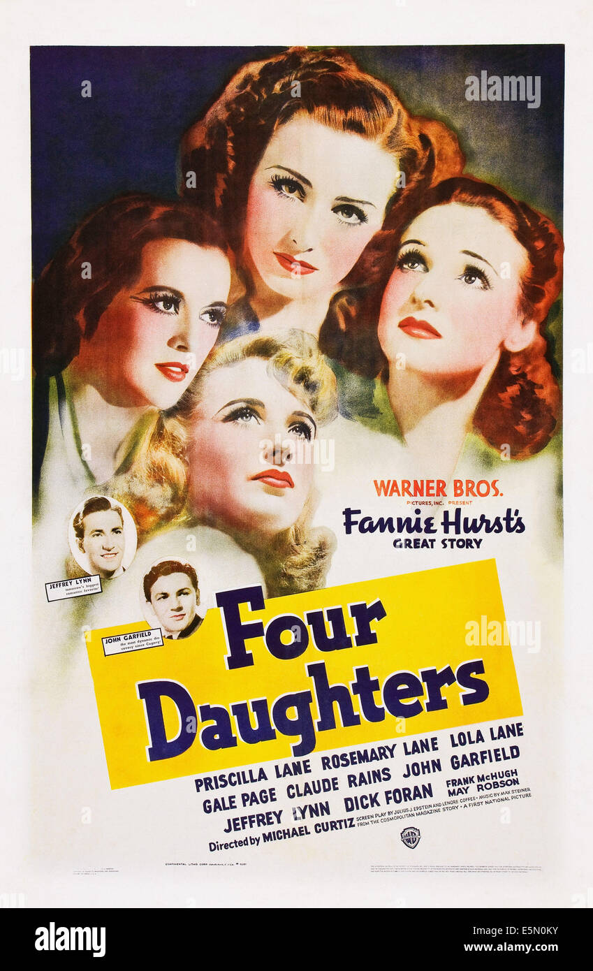 Four daughters 1938 john garfield hi-res stock photography and images ...