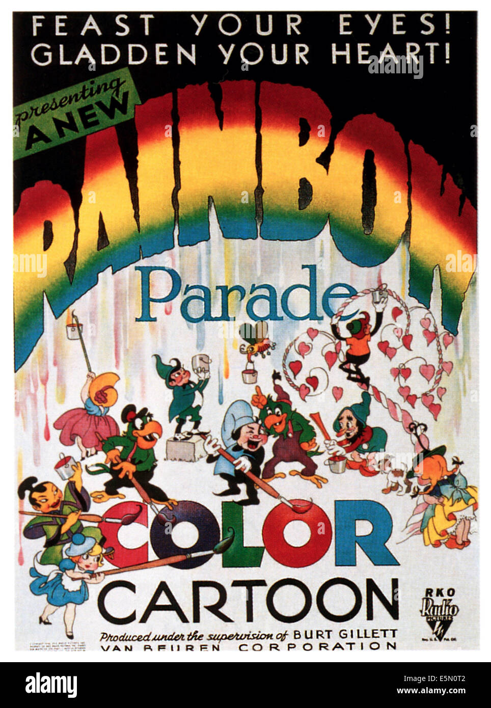 Rainbow cartoon animation hi-res stock photography and images - Alamy