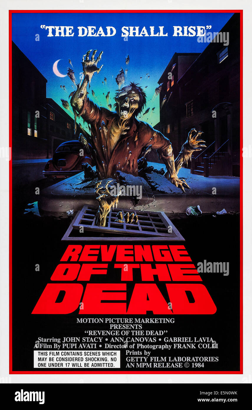 REVENGE OF THE DEAD, (aka ZEDER), US poster art, 1983 Stock Photo - Alamy