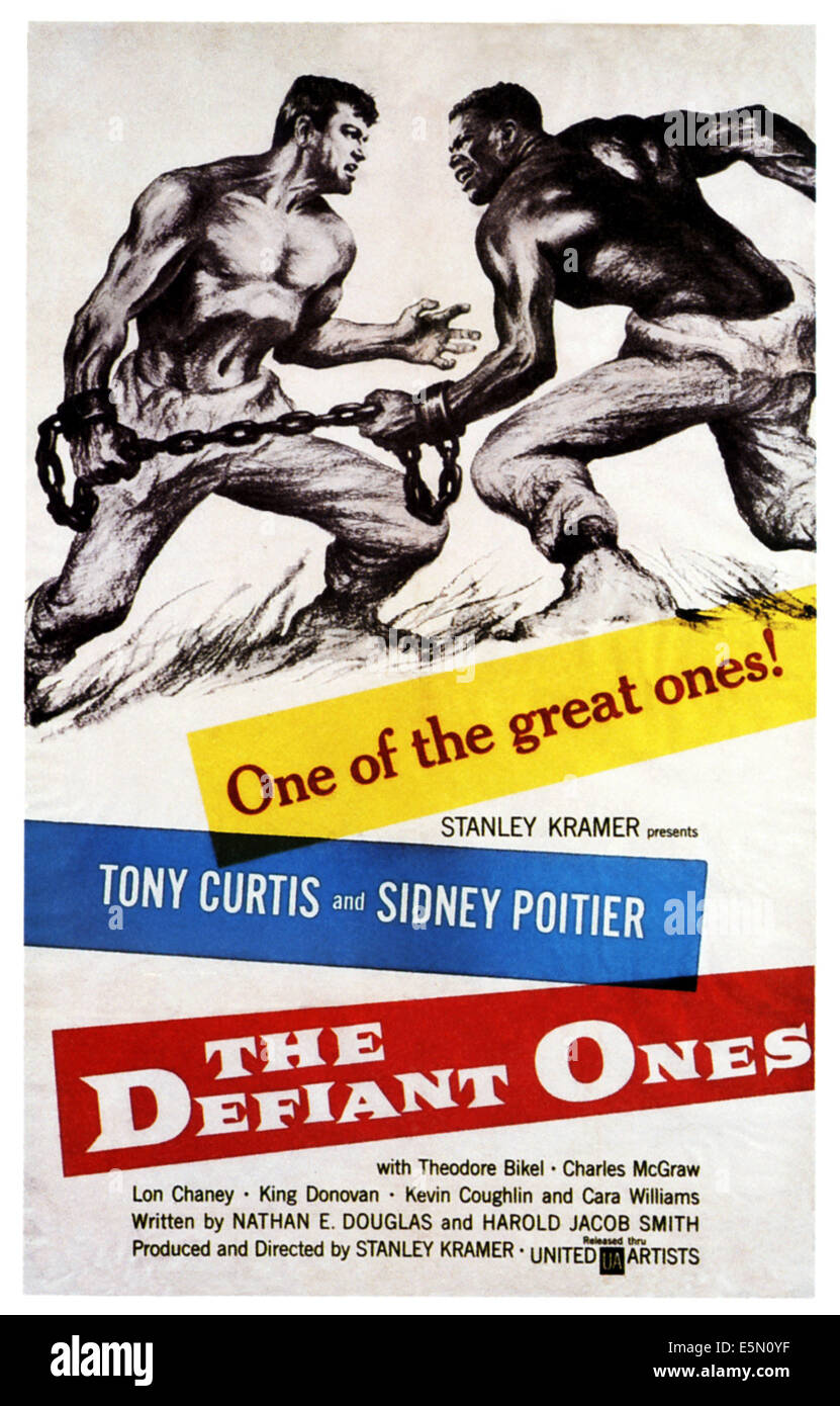 Defiant ones 1958 poster hi-res stock photography and images - Alamy