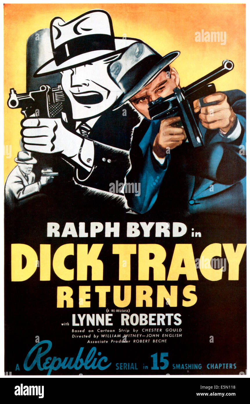 DICK TRACY RETURNS, Ralph Byrd, 1938 Stock Photo - Alamy