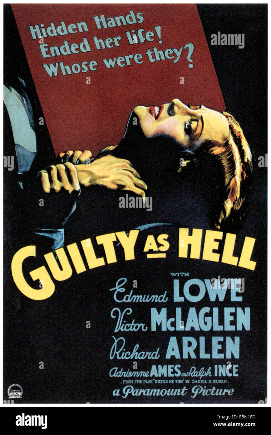 Guilty as hell hi-res stock photography and images - Alamy