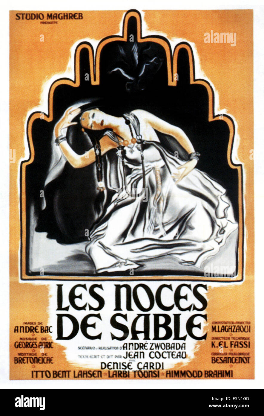 LES NOCES DE SABLES, French poster art, 1948 Stock Photo - Alamy