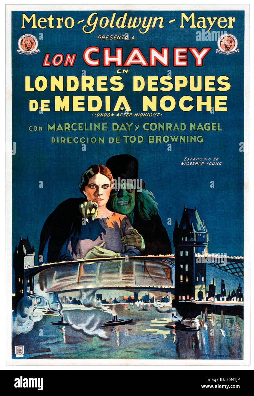 London after midnight poster hi-res stock photography and images - Alamy
