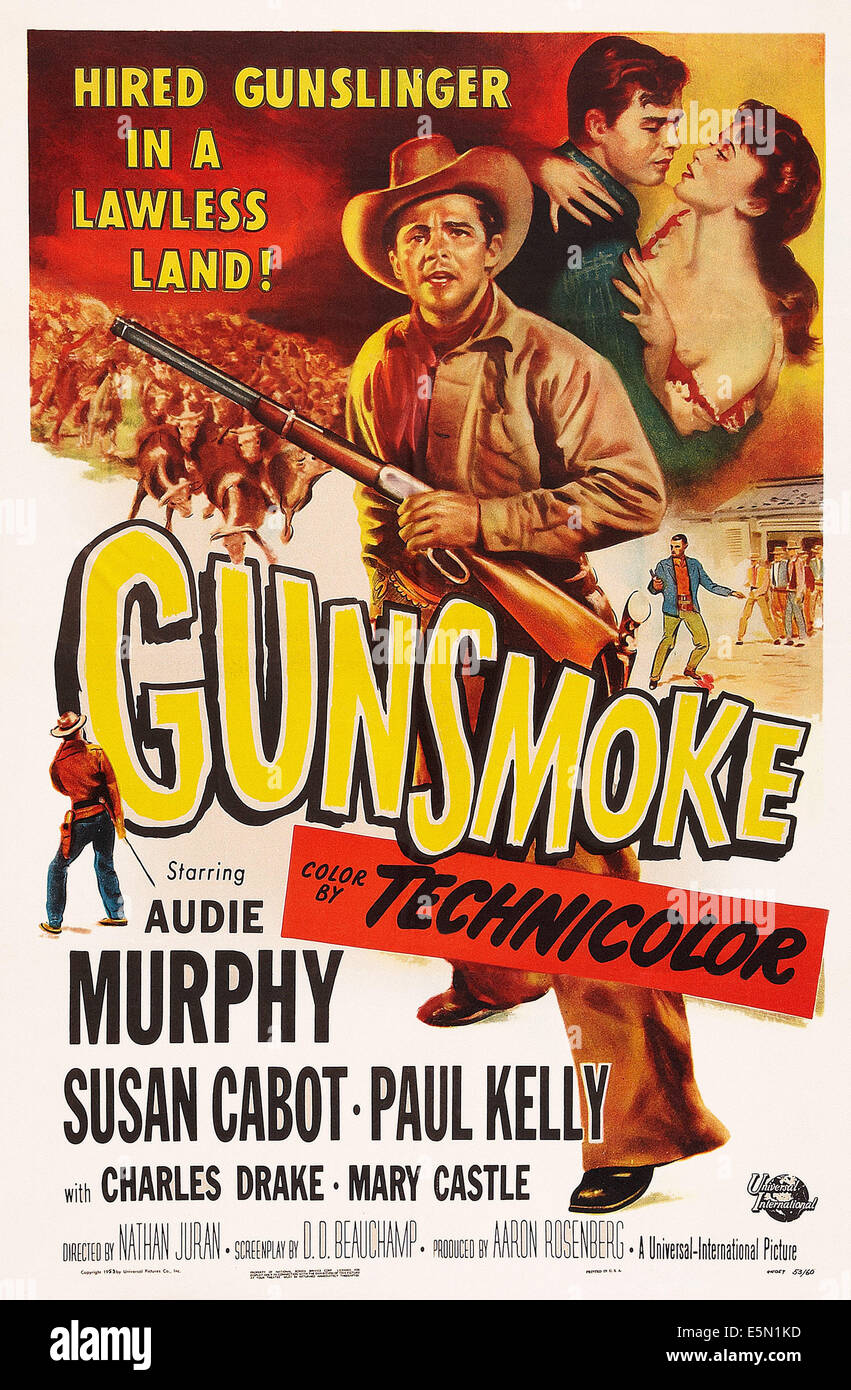 Gunsmoke western Cut Out Stock Images & Pictures - Alamy