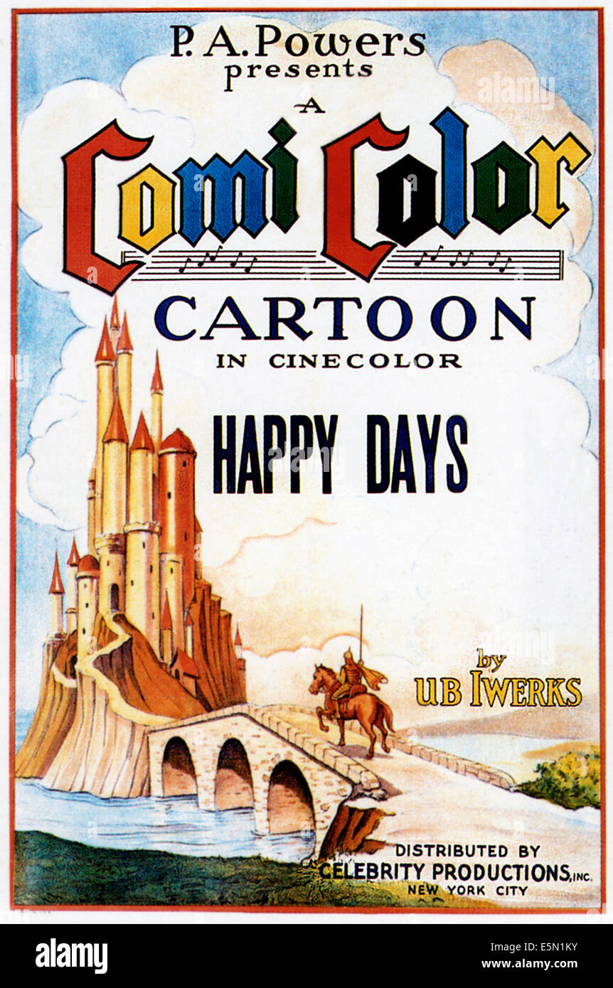 HAPPY DAYS, poster art, 1936 Stock Photo - Alamy