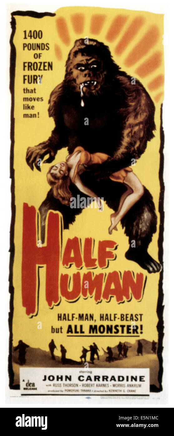 HALF HUMAN, 1958 Stock Photo - Alamy