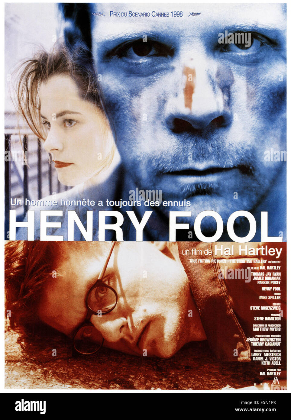 HENRY FOOL, top left: Parker Posey on French poster art, 1997, ©Sony ...