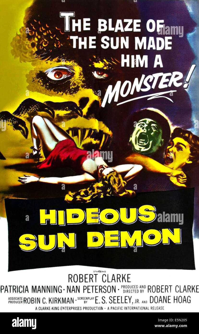 THE HIDEOUS SUN DEMON, Patricia Manning (far right), 1959 Stock Photo ...