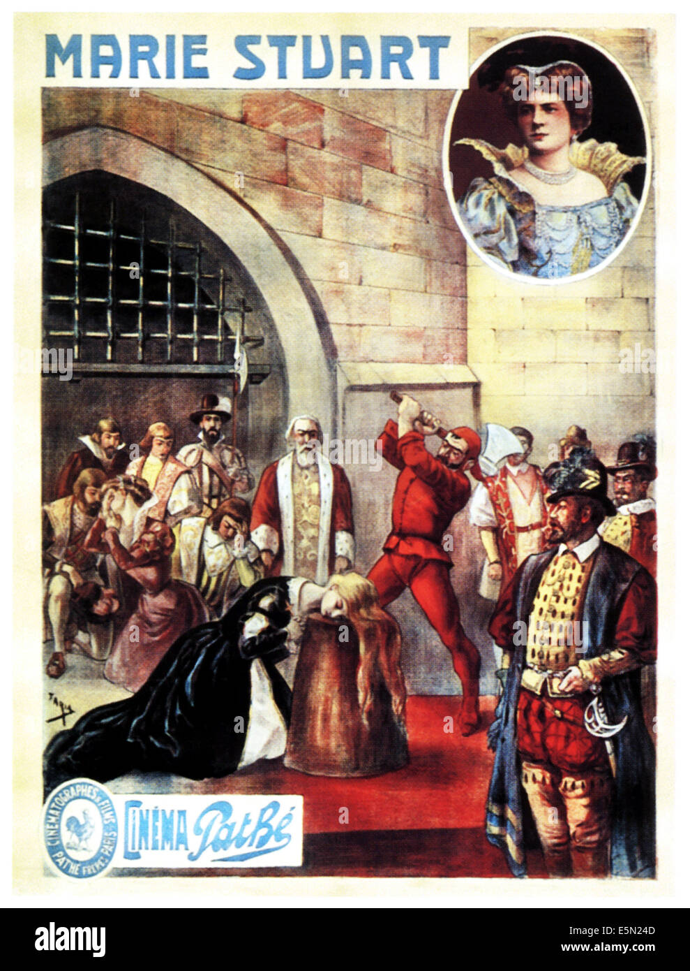 MARIE STUART, French poster art, 1908 Stock Photo - Alamy