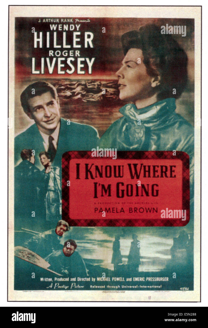 I KNOW WHERE I'M GOING, top from left: Roger Livesey, Wendy Hiller ...