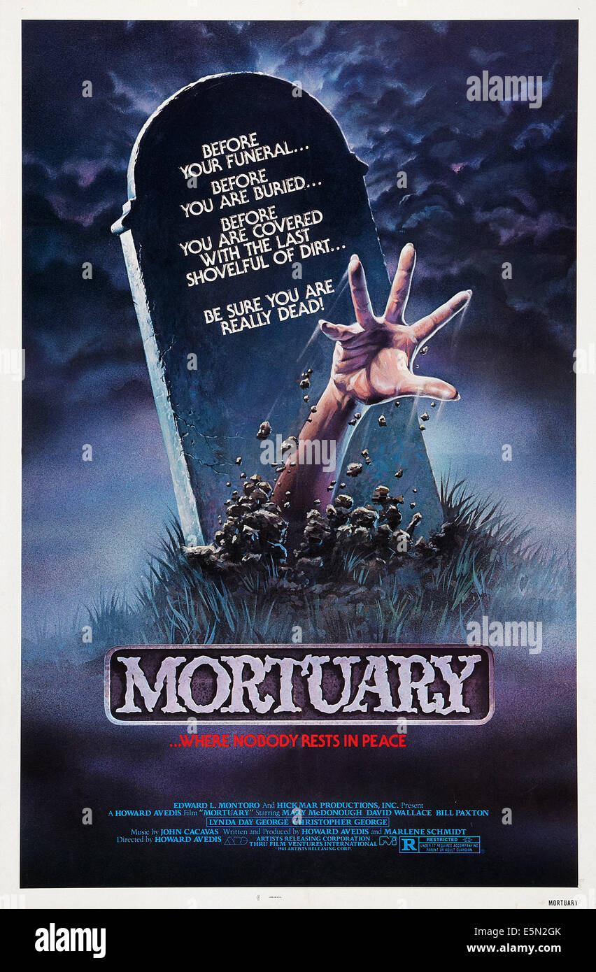 MORTUARY, US poster art, 1983, ©Artists Releasing Corporation/courtesy ...