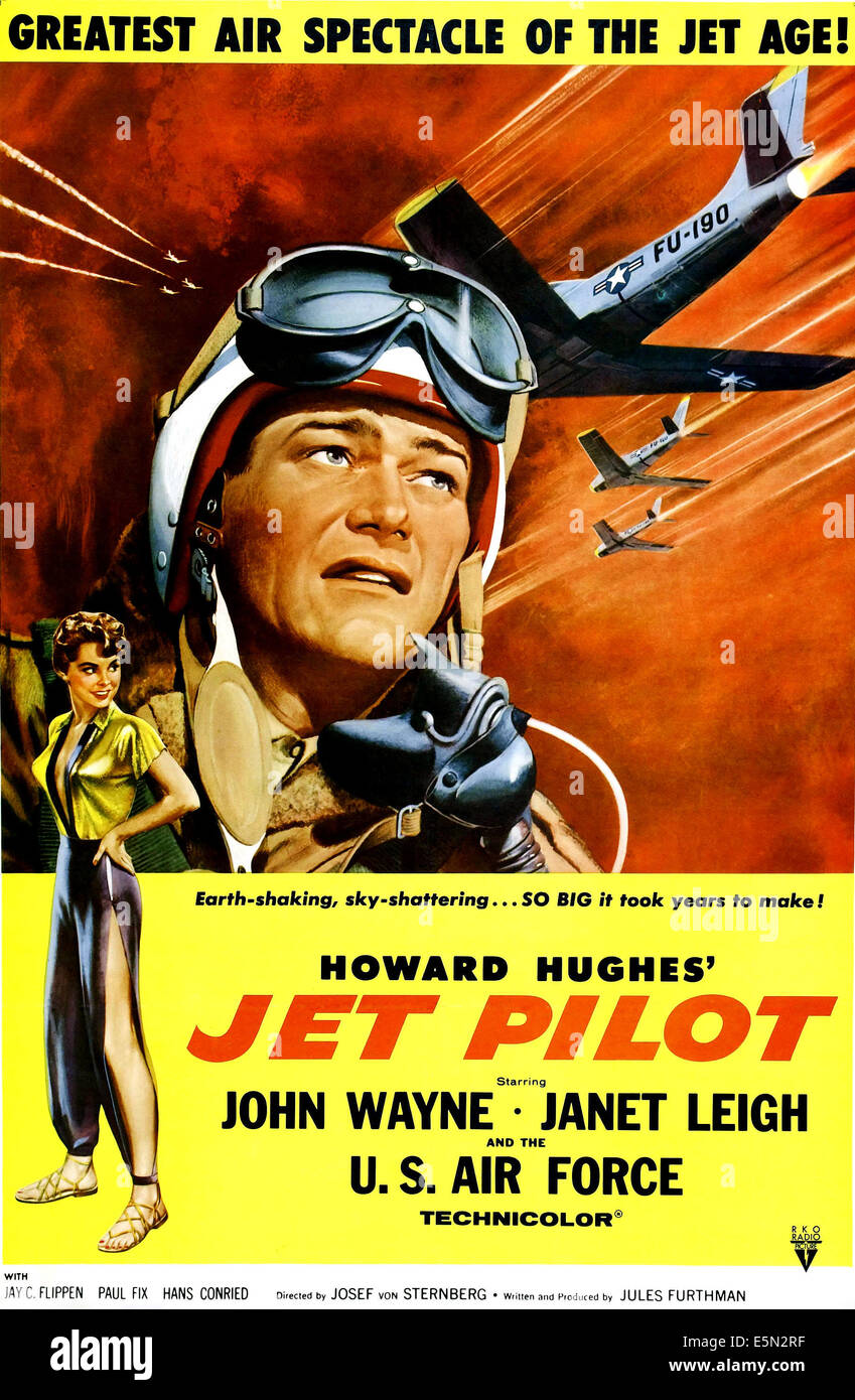 Jet pilot john wayne leigh hi-res stock photography and images - Alamy