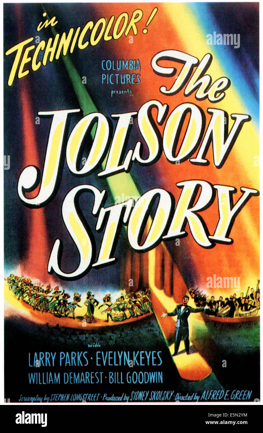 THE JOLSON STORY, 1946 Stock Photo - Alamy