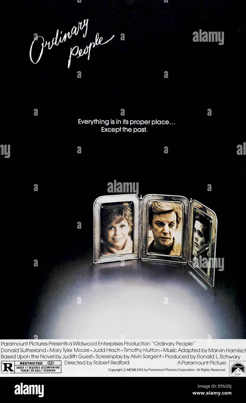ORDINARY PEOPLE, Mary Tyler Moore, Donald Sutherland, Timothy Hutton ...