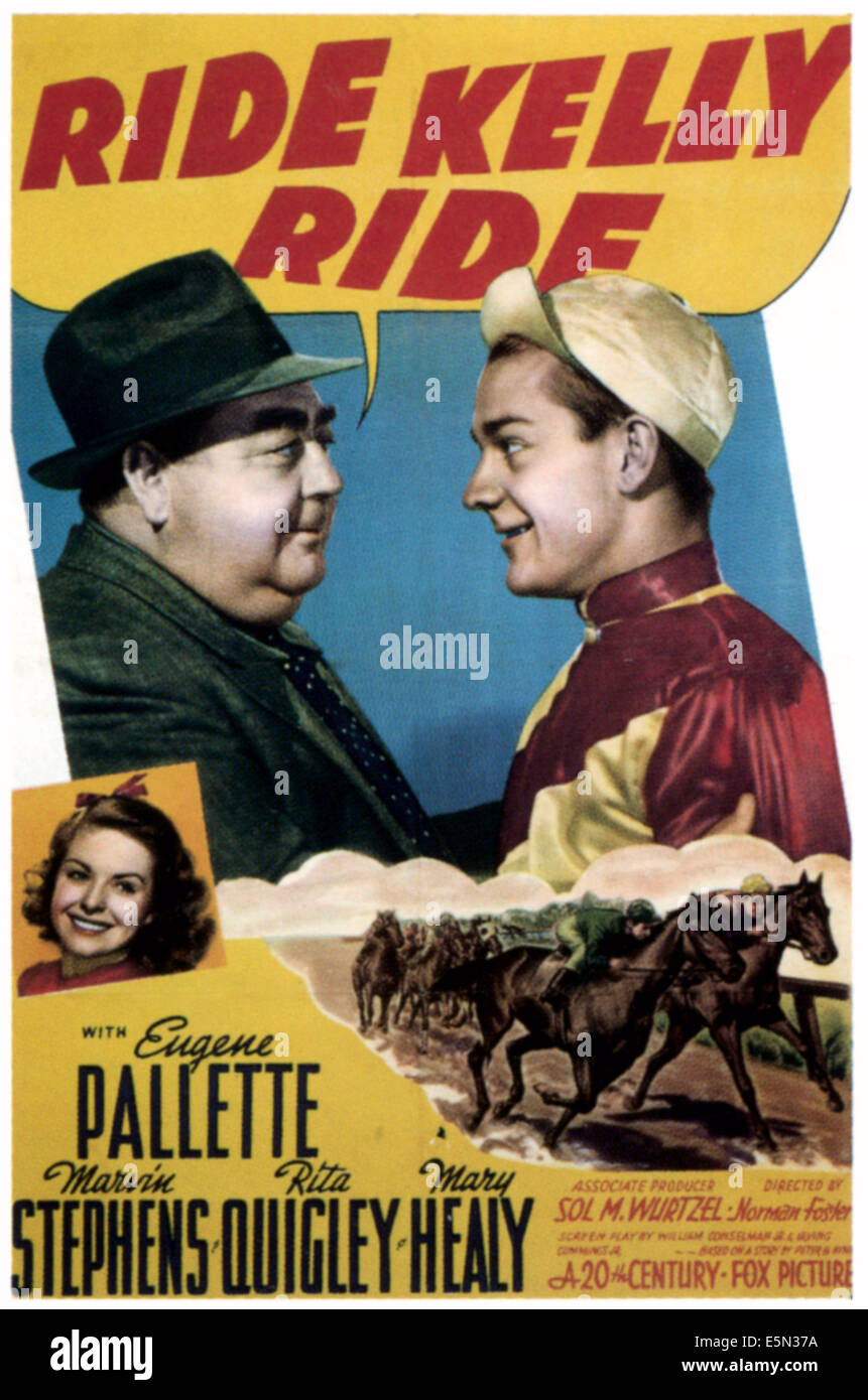 RIDE KELLY RIDE, top from left: Eugene Pallette, Marvin Stephens ...