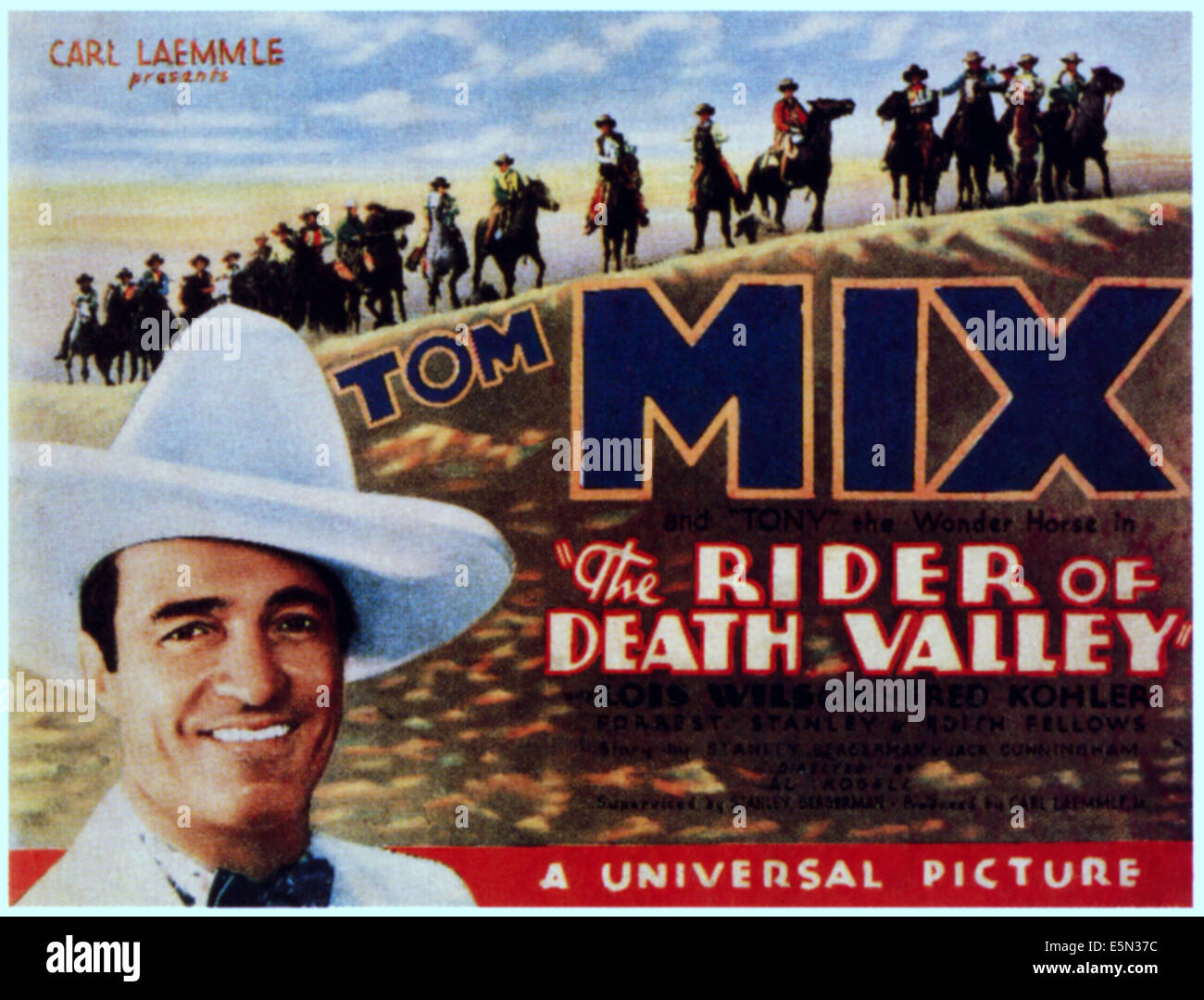 THE RIDER OF DEATH VALLEY, Tom Mix, 1932 Stock Photo - Alamy