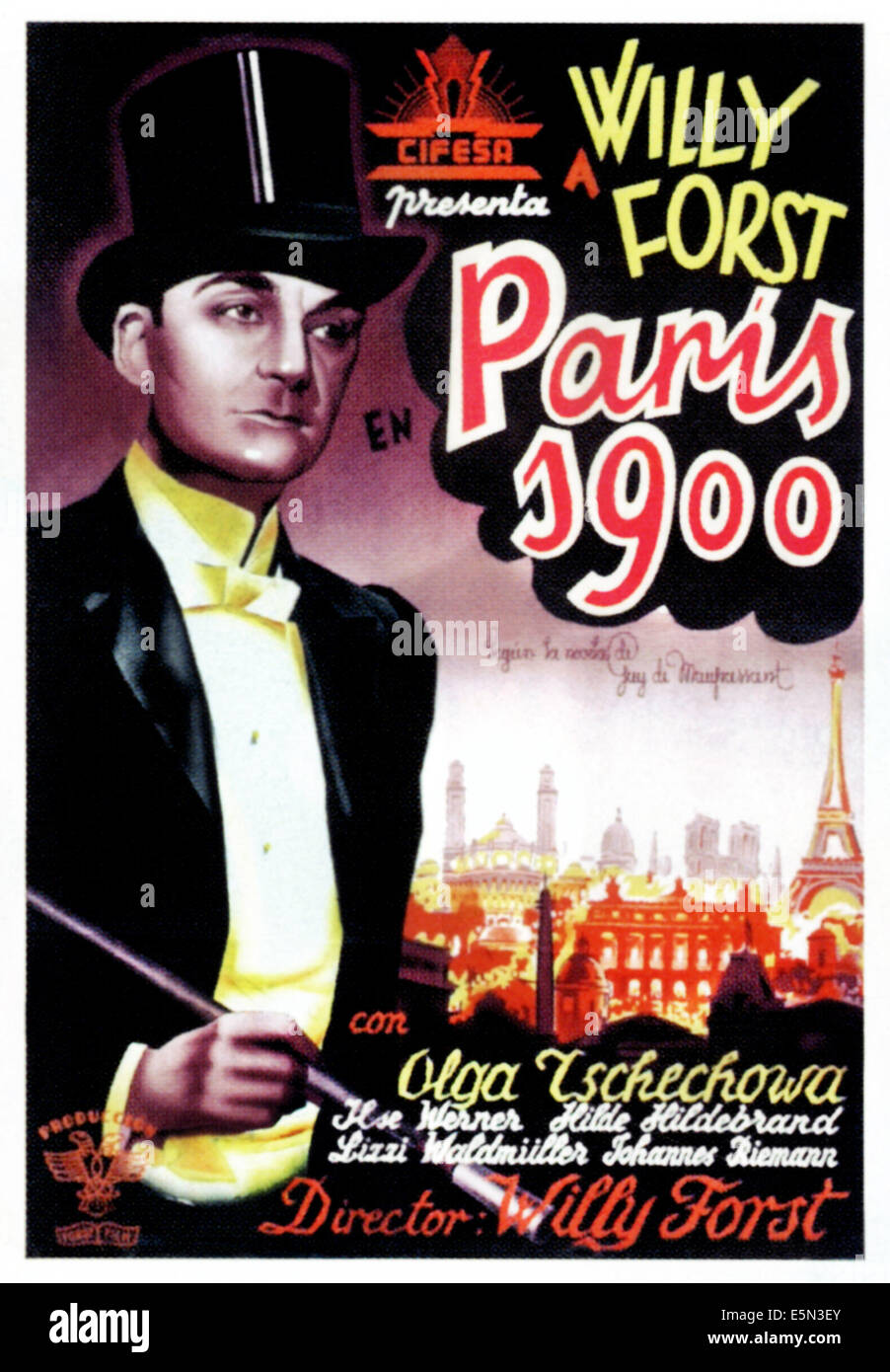 PARIS 1900, poster art, 1939 Stock Photo - Alamy