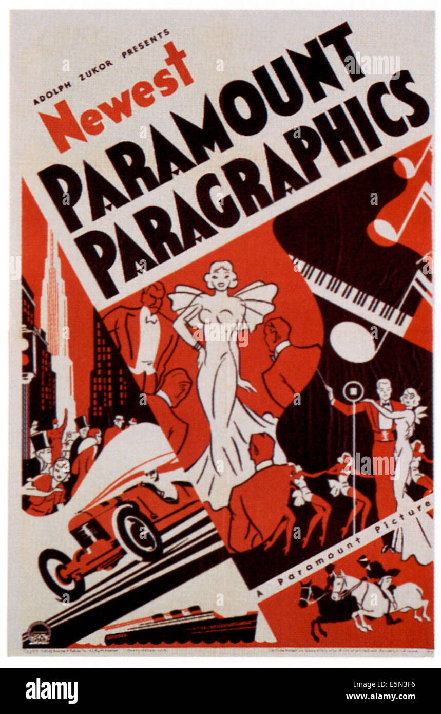 PARAMOUNT PARAGRAPHICS, 1936 Stock Photo - Alamy