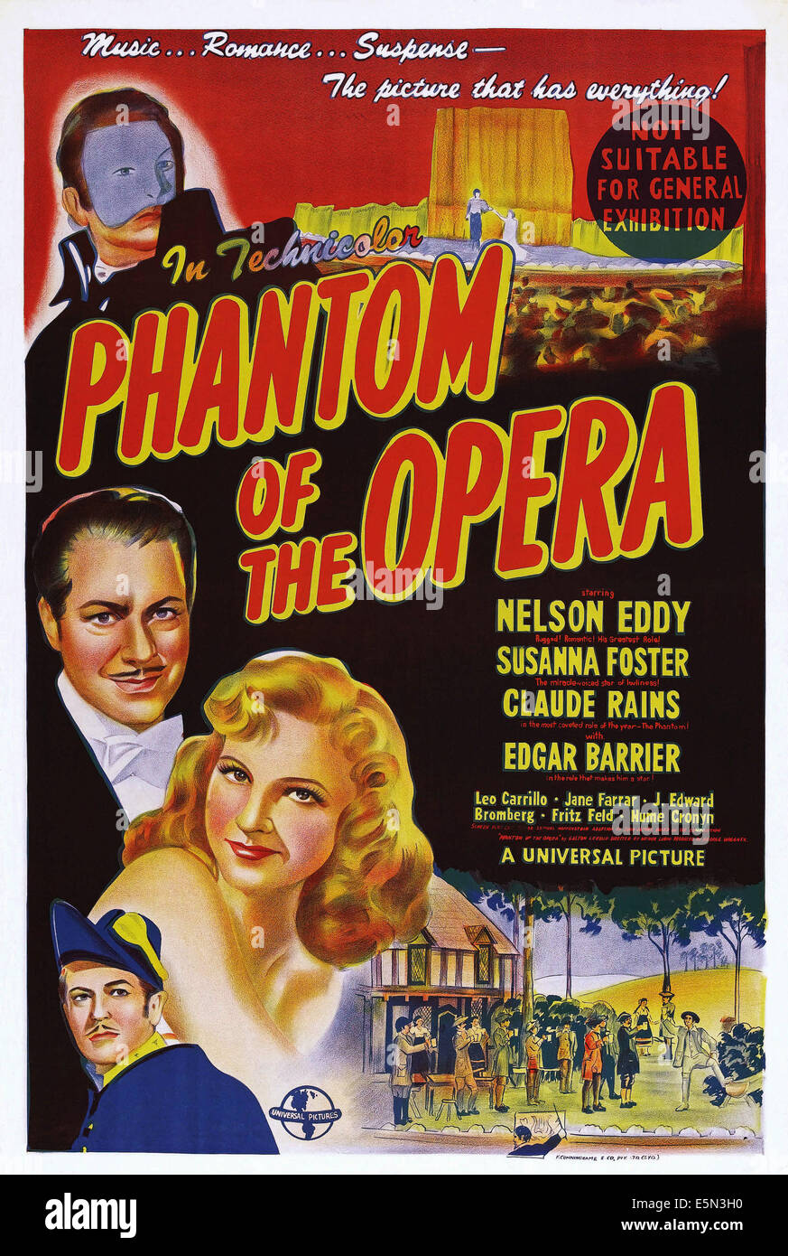 Phantom of the opera poster hi-res stock photography and images - Alamy
