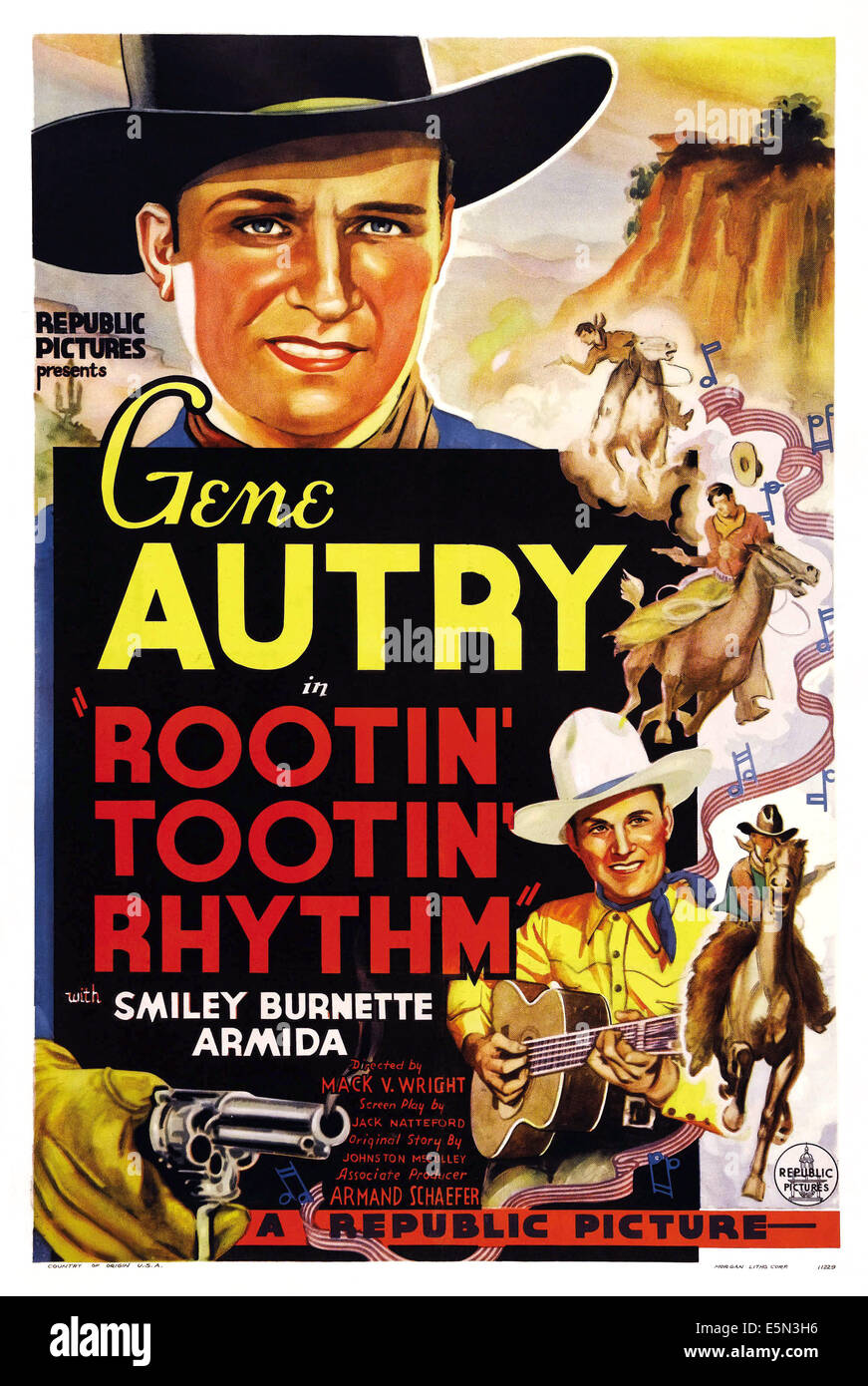 Gene autry poster hi-res stock photography and images - Alamy