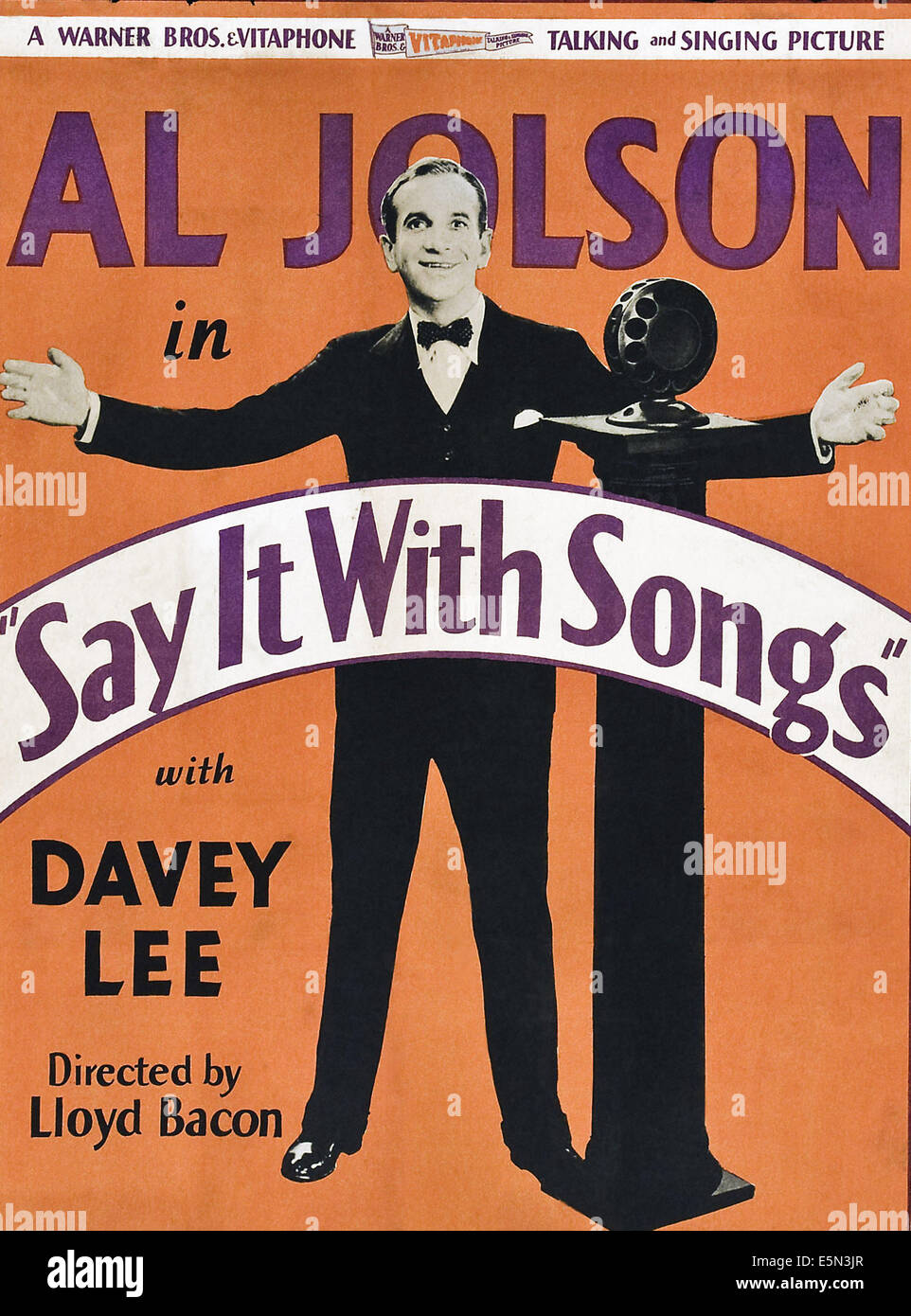SAY IT WITH SONGS, Al Jolson, 1929 Stock Photo - Alamy