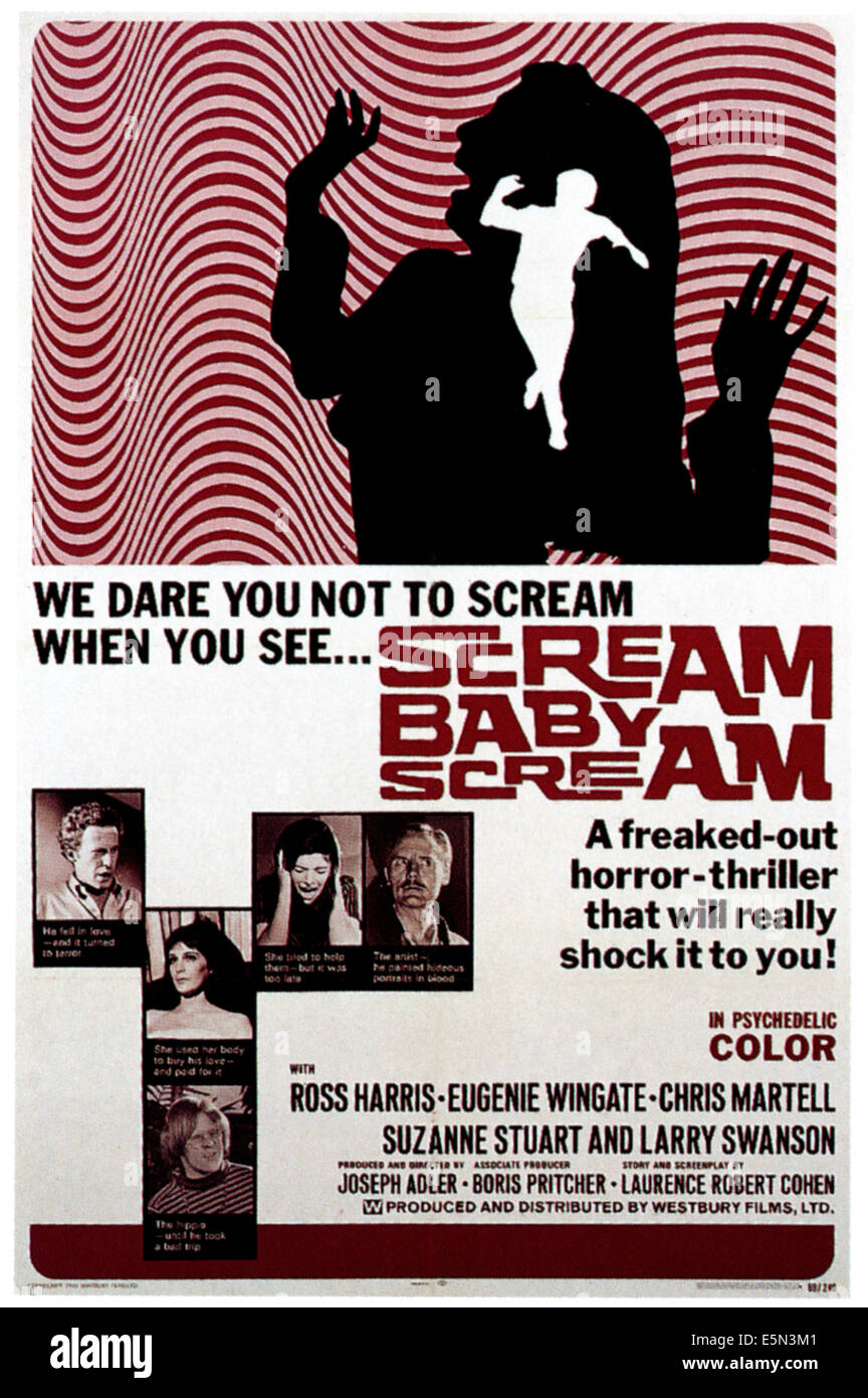 SCREAM BABY SCREAM, 1969 Stock Photo - Alamy