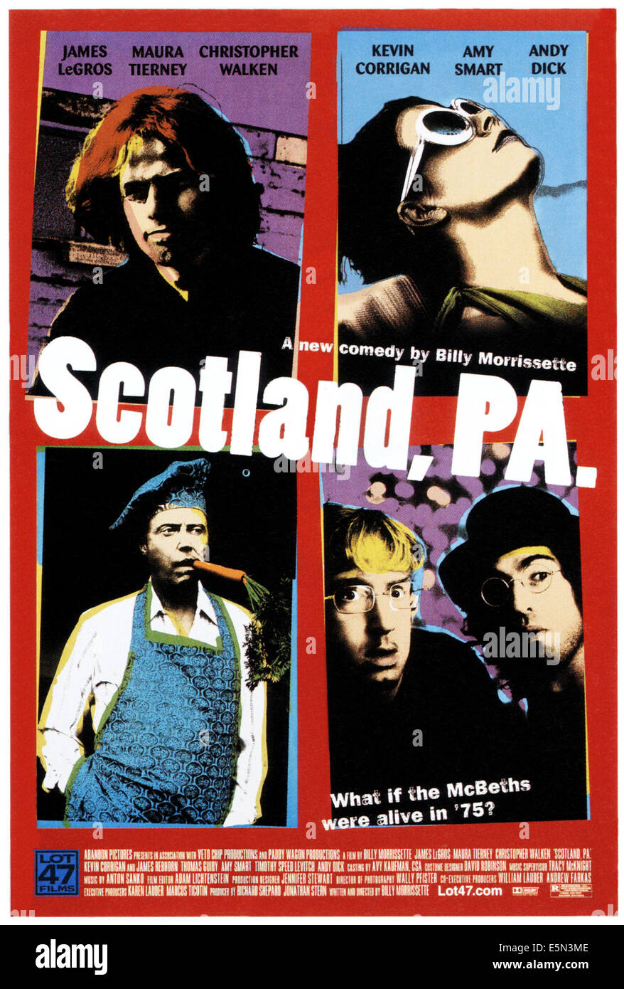 SCOTLAND, PA, clockwise from top left: James LeGros, Maura Tierney ...