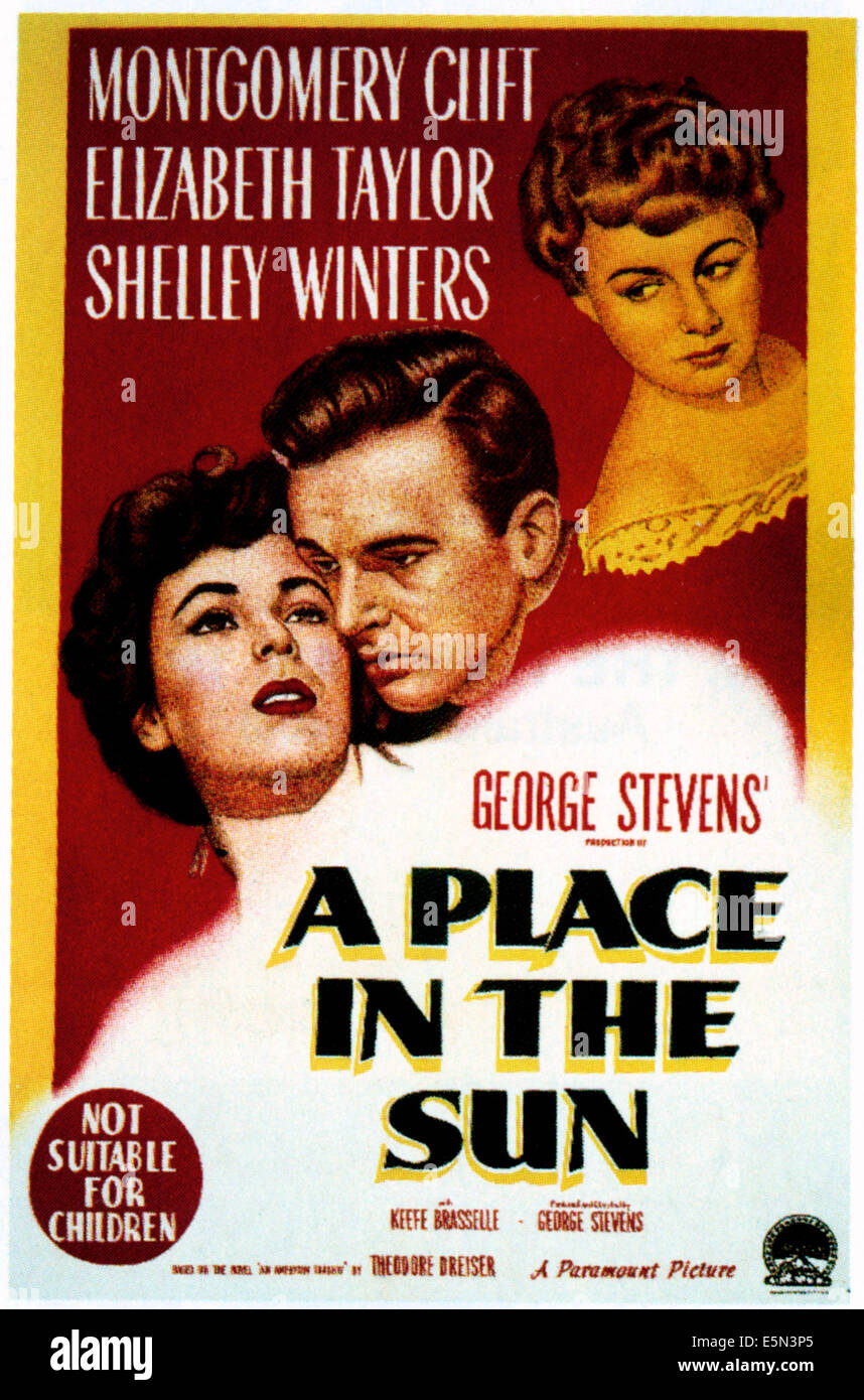 Shelley winters a place in the sun hi-res stock photography and images ...