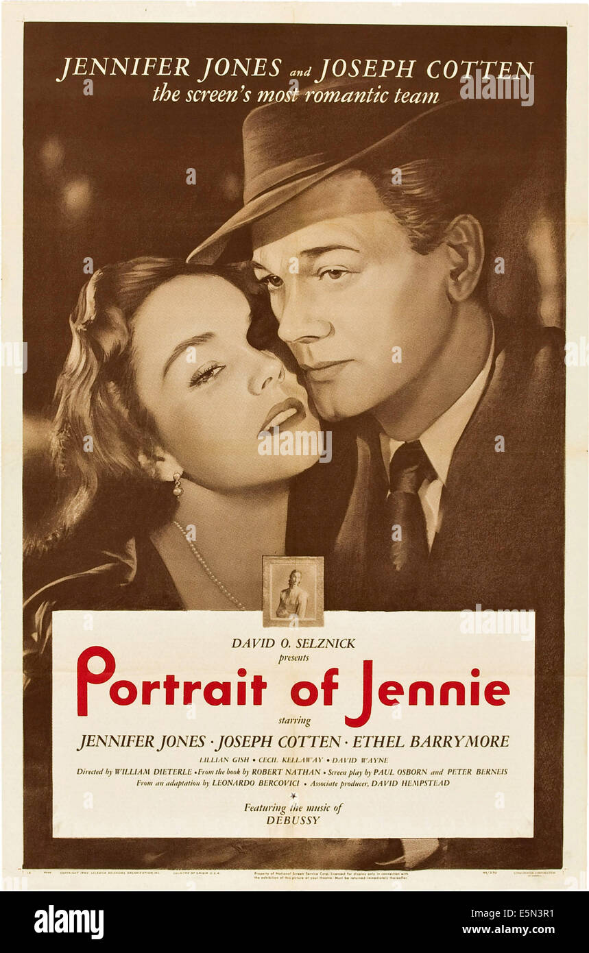 Jennifer jones portrait hi-res stock photography and images - Alamy