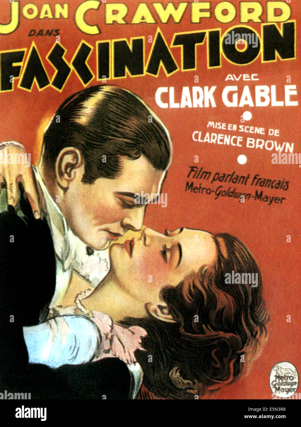 POSSESSED, (aka FASCINATION), l-r: Clark Gable, Joan Crawford on ...